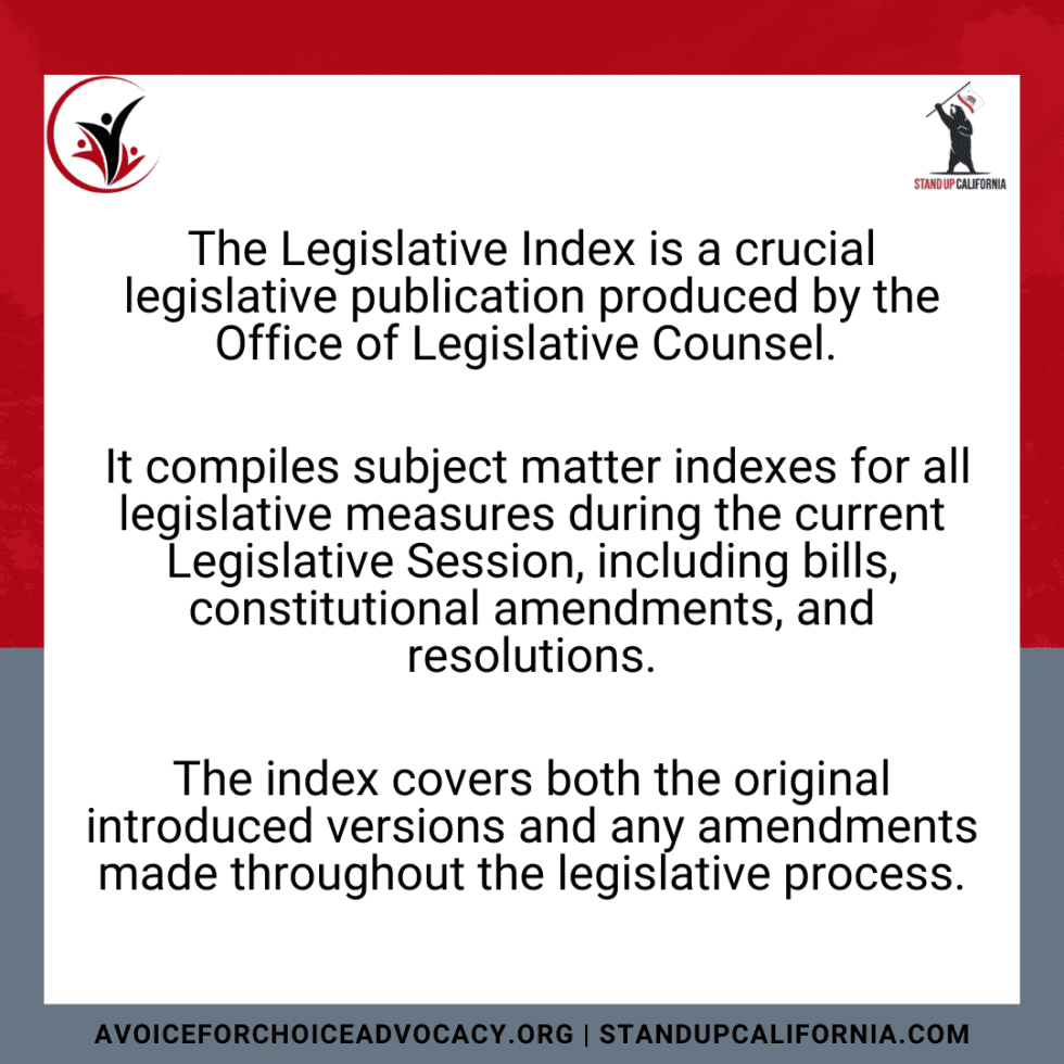 California Legislation Process - A Voice For Choice Advocacy